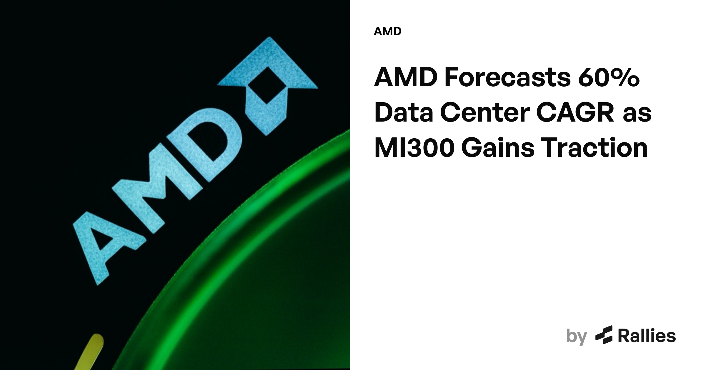 AMD Forecasts 60% Data Center CAGR as MI300 Gains Traction - AMD News ...