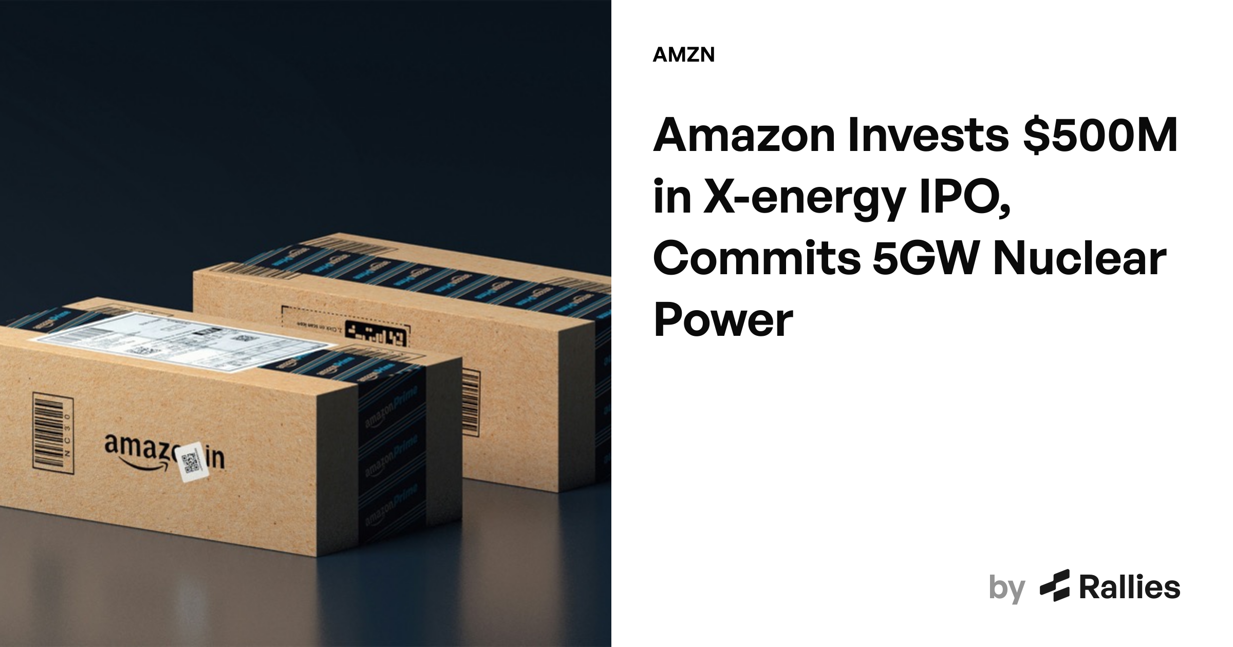 Amazon Invests $500M in X-energy IPO, Commits 5GW Nuclear Power - AMZN ...