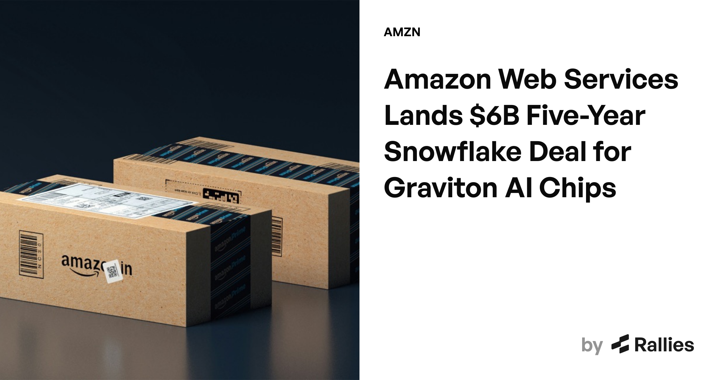 Amazon Web Services Lands $6B Five-Year Snowflake Deal for Graviton AI ...