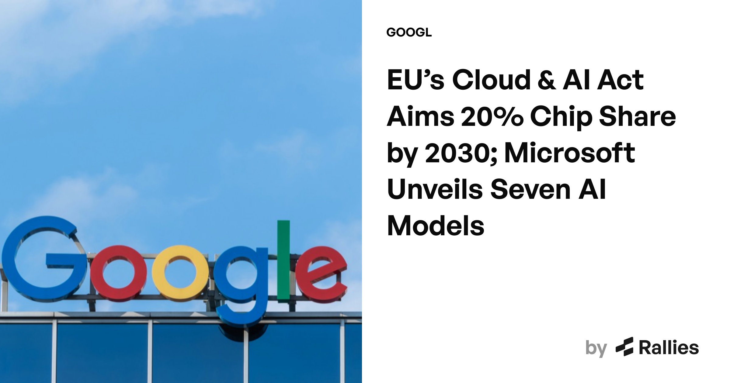 EU’s Cloud & AI Act Aims 20% Chip Share by 2030; Microsoft Unveils ...