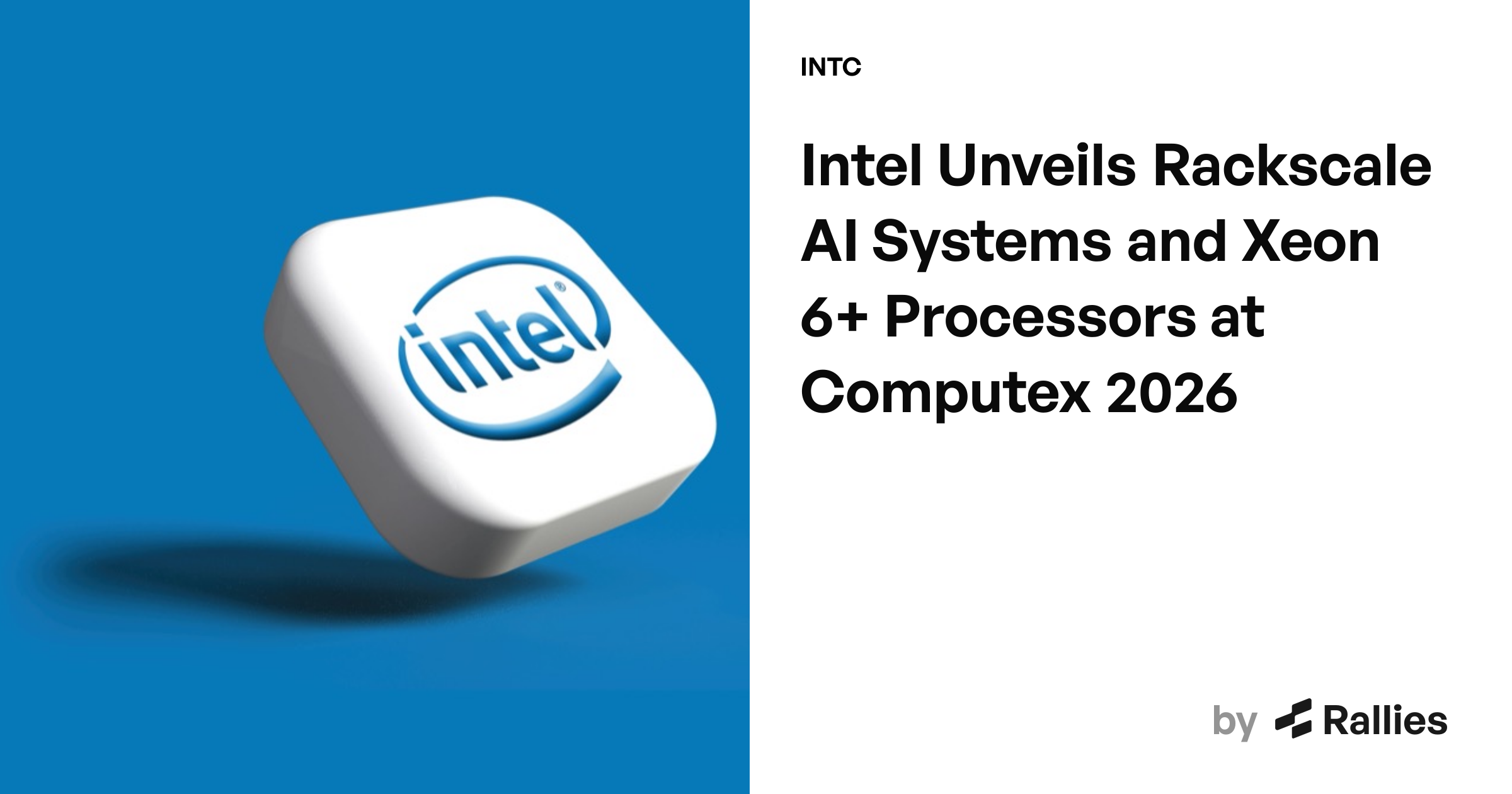 Intel Unveils Rackscale AI Systems and Xeon 6+ Processors at Computex ...
