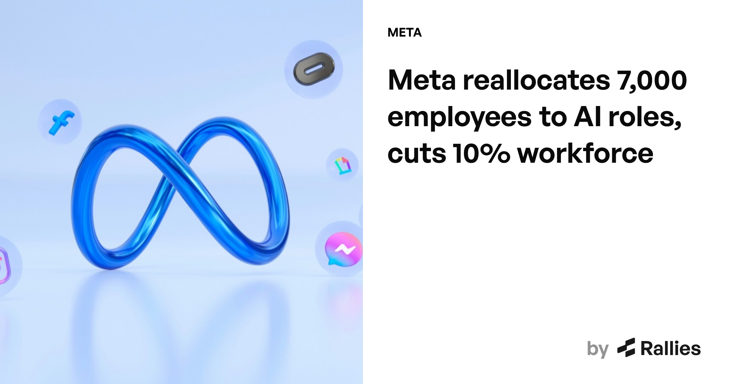 Meta reallocates 7,000 employees to AI roles, cuts 10% workforce - META ...