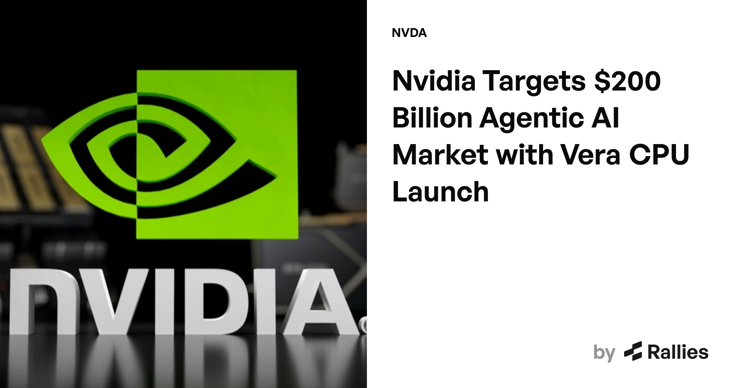 Nvidia Targets $200 Billion Agentic AI Market with Vera CPU Launch ...