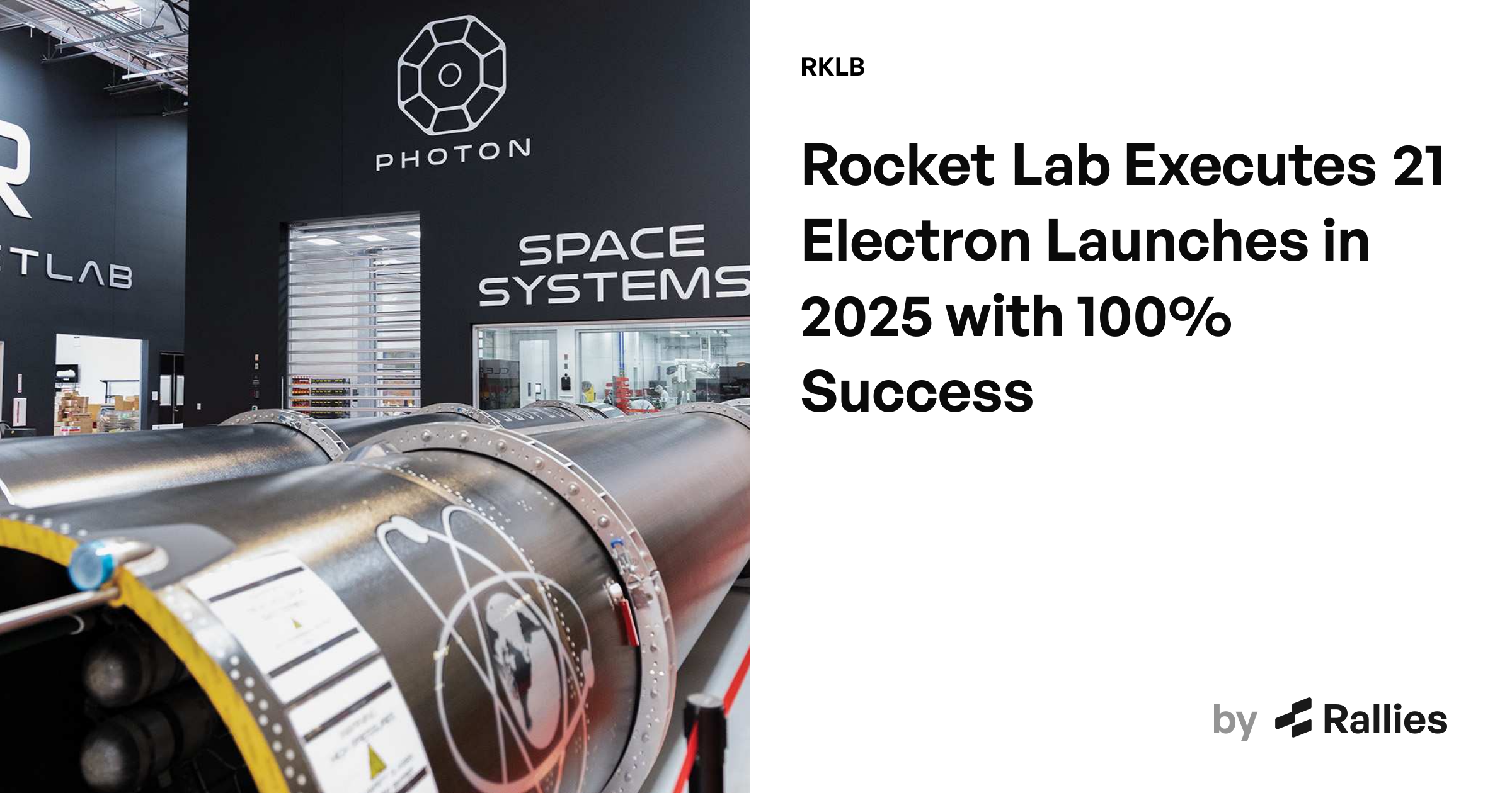 Rocket Lab Executes 21 Electron Launches in 2025 with 100% Success ...