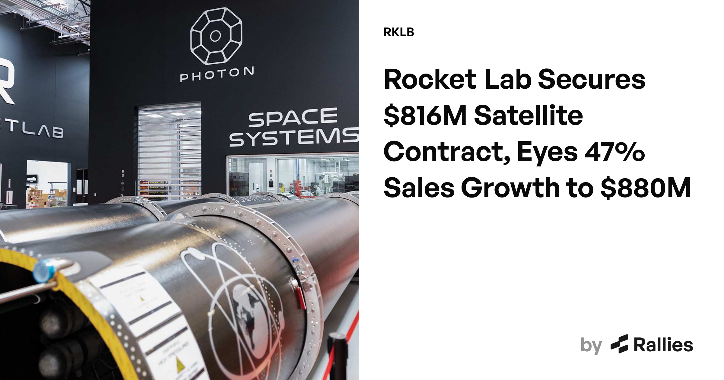 Rocket Lab Secures $816M Satellite Contract, Eyes 47% Sales Growth to ...