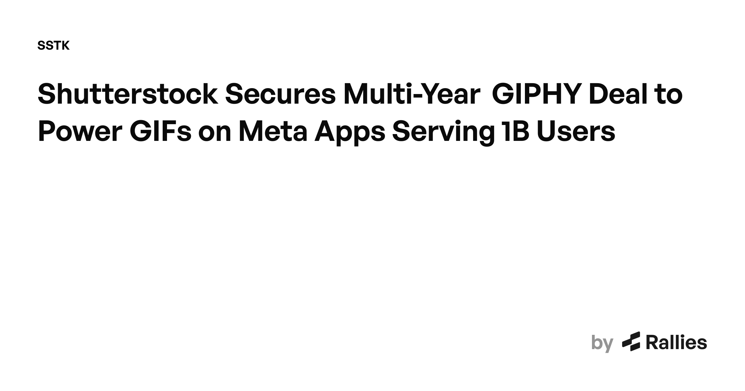Shutterstock Secures Multi-Year GIPHY Deal to Power GIFs on Meta Apps ...