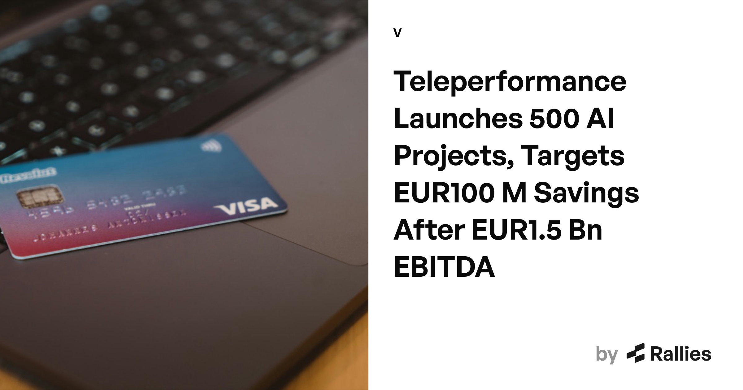 Teleperformance Launches 500 AI Projects, Targets EUR100 M Savings ...