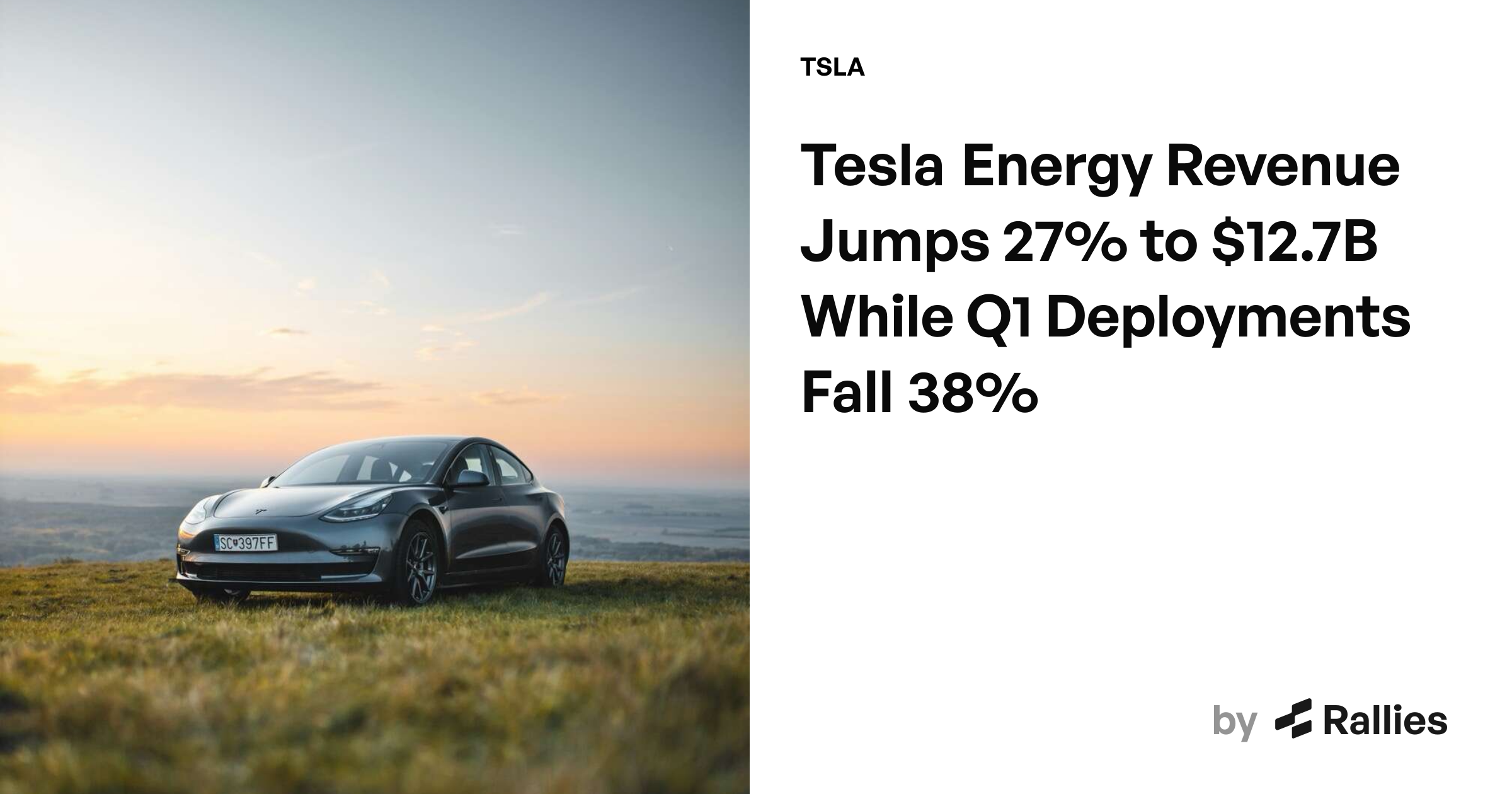 Tesla Energy Revenue Jumps 27% to $12.7B While Q1 Deployments Fall 38% ...