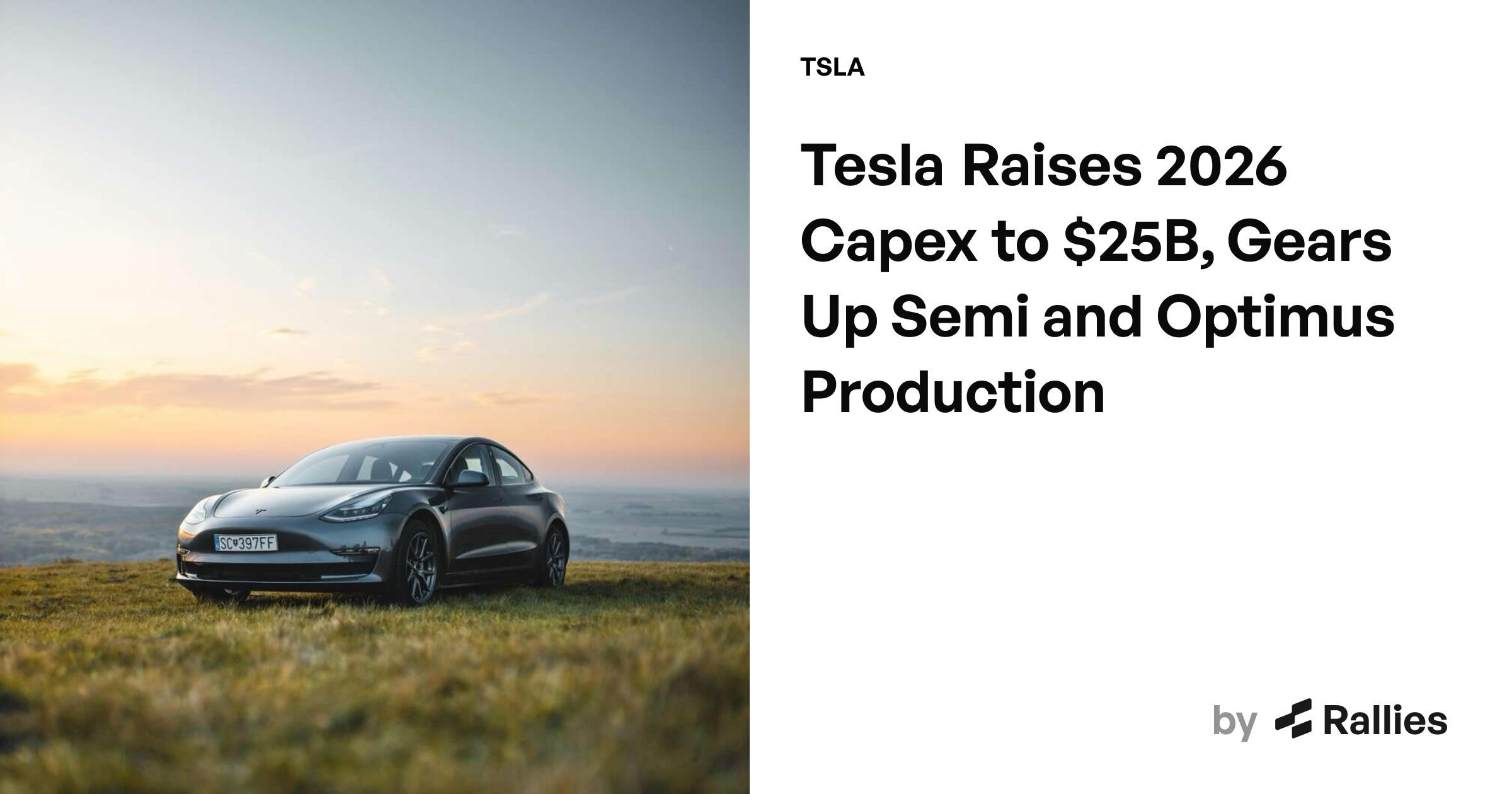 Tesla Raises 2026 Capex to $25B, Gears Up Semi and Optimus Production ...